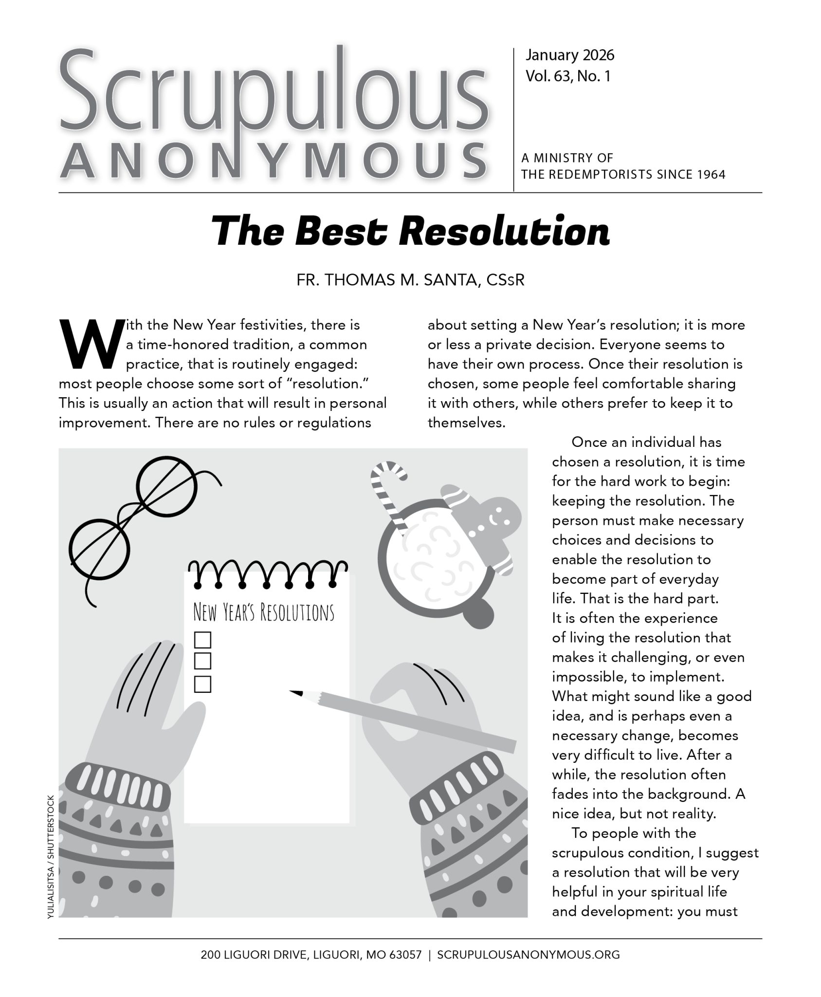 Latest SA Newsletter – Scrupulous Anonymous